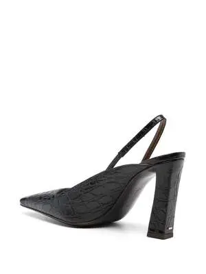 GIUSEPPE ZANOTTI 90mm Brendha Sabot Pumps - Black