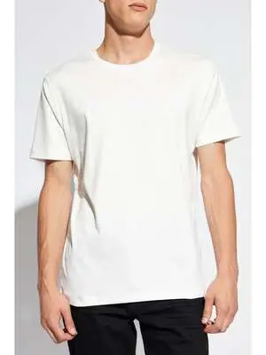 Giorgio Armani Logo-embroidered T-shirt - White