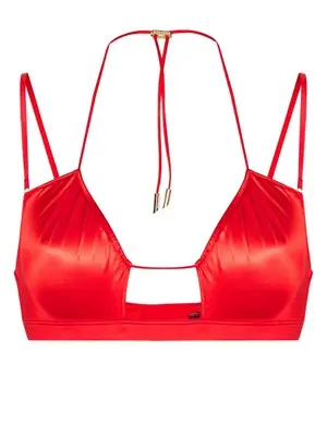 MAISON CLOSE French Kiss Bralette Bra - Red