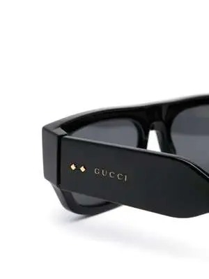 Gucci Stud Square-frame Sunglasses