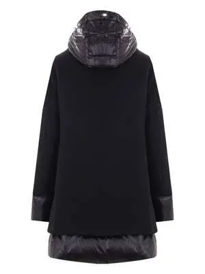 Herno A-line Lightweight Coat - Black