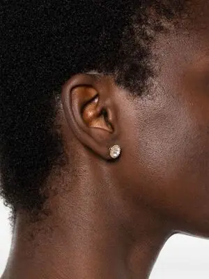 SWAROVSKI Una Angelic Stud Earrings - Gold