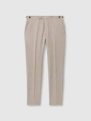 REISS Elliot Checked Trousers