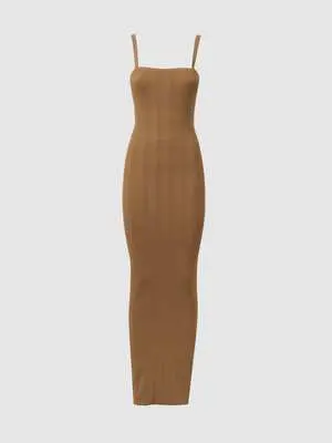 Good American Plisse Maxi Dress