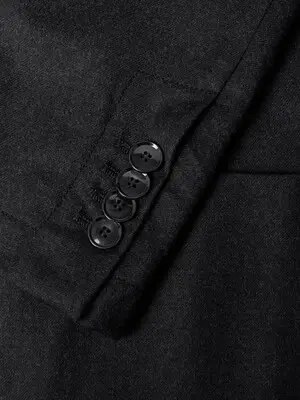 Barena Venezia Borgo Stretch-wool Flannel Suit Jacket - Black