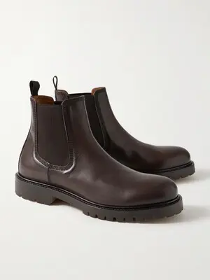 Officine Creative Boss Leather Chelsea Boots