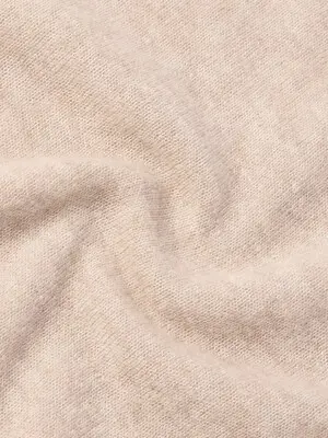 Loro Piana Brushed Cashmere And Silk-blend Sweater - Neutrals