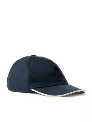 Loro Piana Logo-embroidered Storm System® Baseball Cap - Blue