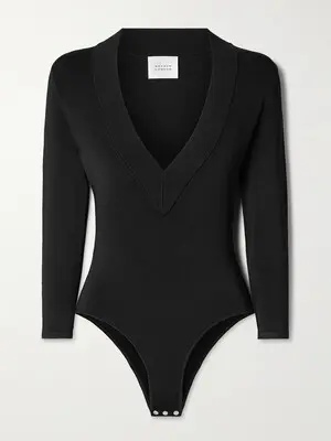 Galvan Sasha Stretch-knit Bodysuit