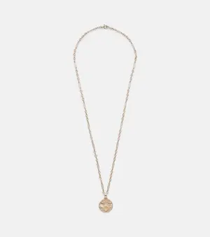 FOUNDRAE Strength 18kt Yellow Pendant Necklace With Diamond - Gold
