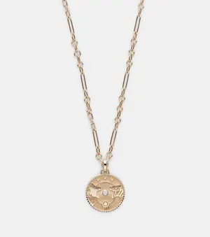 FOUNDRAE Strength 18kt Yellow Pendant Necklace With Diamond