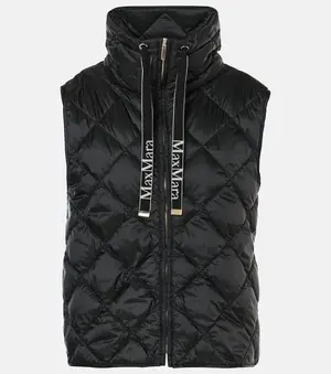 Max Mara The Cube Tregic Quilted Down Vest - Black