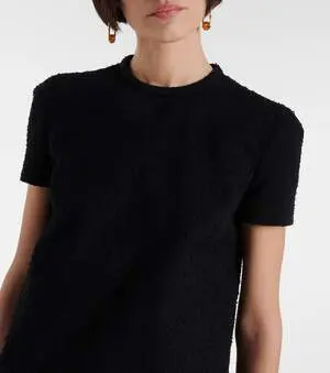 Versace Cotton-blend Tweed Shift Dress