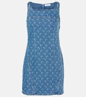 Marine Serre Zip Up Day Dresses