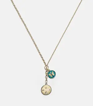 FOUNDRAE Dream & Reverie 18kt Charm Necklace With Diamonds