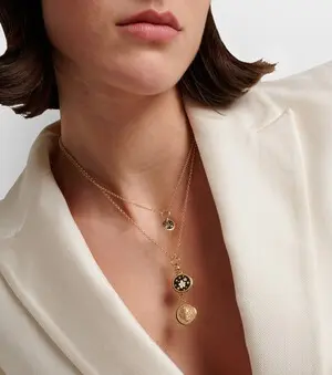 FOUNDRAE Strength Resilience 18kt Chain Necklace With Diamonds