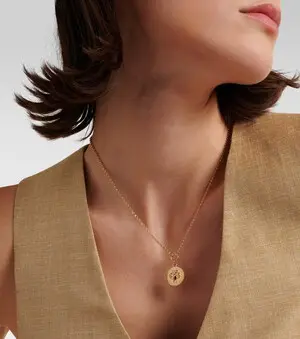 FOUNDRAE 18kt Yellow Diamond Protection Necklace