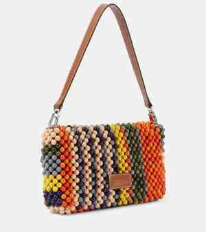 Staud Timmy Small Beaded Shoulder Bag