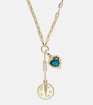 FOUNDRAE Resilience & True Love 18kt Charm Necklace