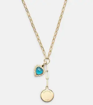 FOUNDRAE Resilience & True Love 18kt Charm Necklace