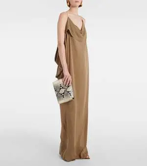 Khaite Dandora Draped Gown