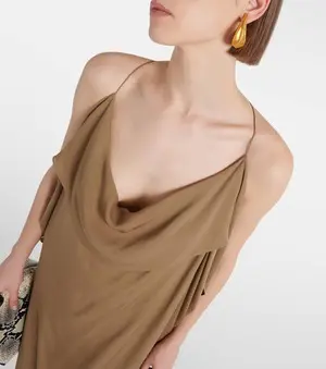 Khaite Dandora Draped Gown