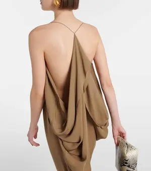 Khaite Dandora Draped Gown