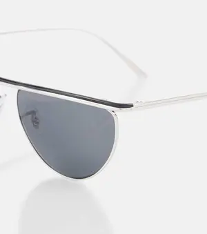 Khaite X Oliver Peoples Flat-top Sunglasses - Black