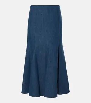 Gabriela Hearst Amy Flared Midi Skirt
