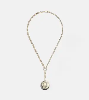 FOUNDRAE Balance Diamond Pendant Necklace - Gold