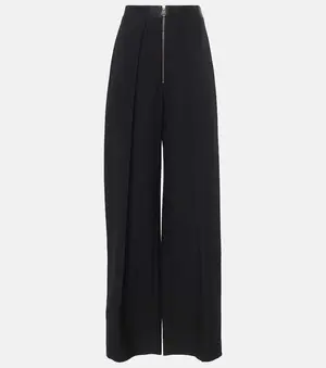 Khaite Marine Wide-leg Trousers - Black