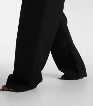 Khaite Marine Wide-leg Trousers - Black