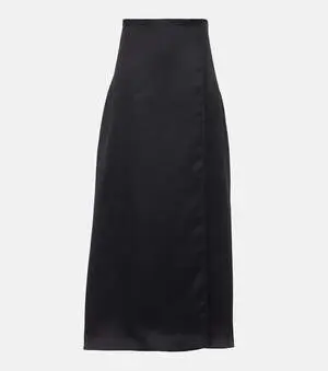 Khaite Mila Silk Maxi Skirt
