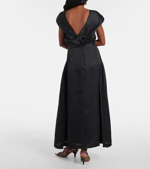 Khaite Mila Silk Maxi Skirt