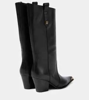 Etro Leather Cowboy Boots