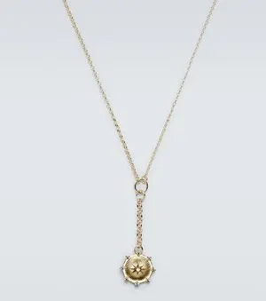 FOUNDRAE 18kt Yellow Diamond Pendant Necklace