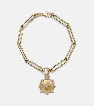 FOUNDRAE Spark Love 18kt Chain Bracelet With Diamonds