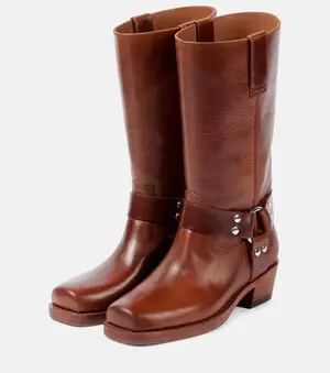 Paris Texas Roxy 45 Leather Boots - Brown