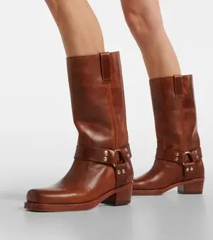 Paris Texas Roxy 45 Leather Boots - Brown