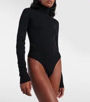 Khaite Thea Wool-blend Bodysuit