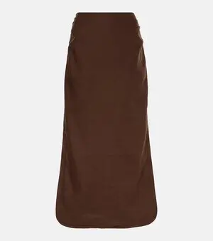 SIR. Jerry Linen Midi Skirt