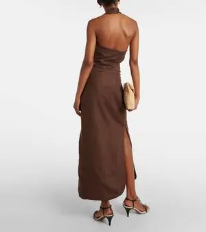 SIR. Jerry Linen Midi Skirt