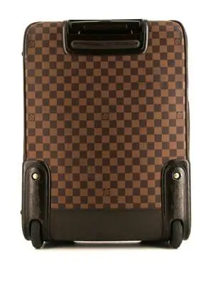 LOUIS VUITTON Damier Ebene Pégase Légère Soft Suitcase - Coffee Brown