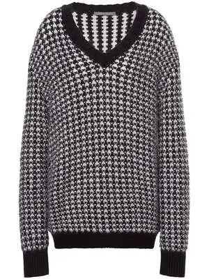Alberta Ferretti Patterned Intarsia Jumper