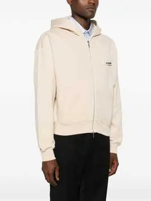 Jacquemus Le Hoodie Gros Grain Hoodie - Neutrals