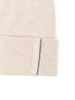Brunello Cucinelli Monili Chain Cashmere Beanie