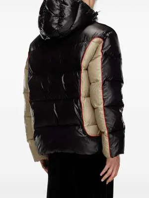 DIESEL® W-ostend Panelled Padded Jacket - Black