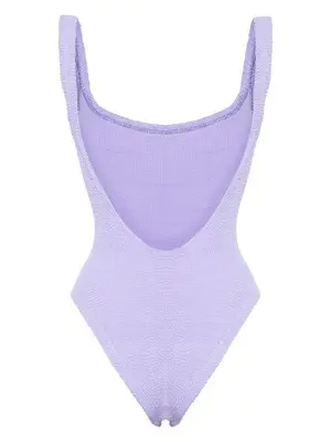 Hunza G Shirred Swimsuit - Purple