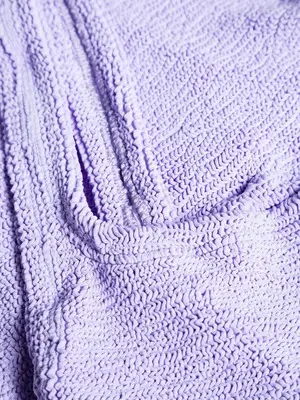 Hunza G Shirred Swimsuit - Purple