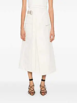 Helmut Lang Wrap Midi Skirt